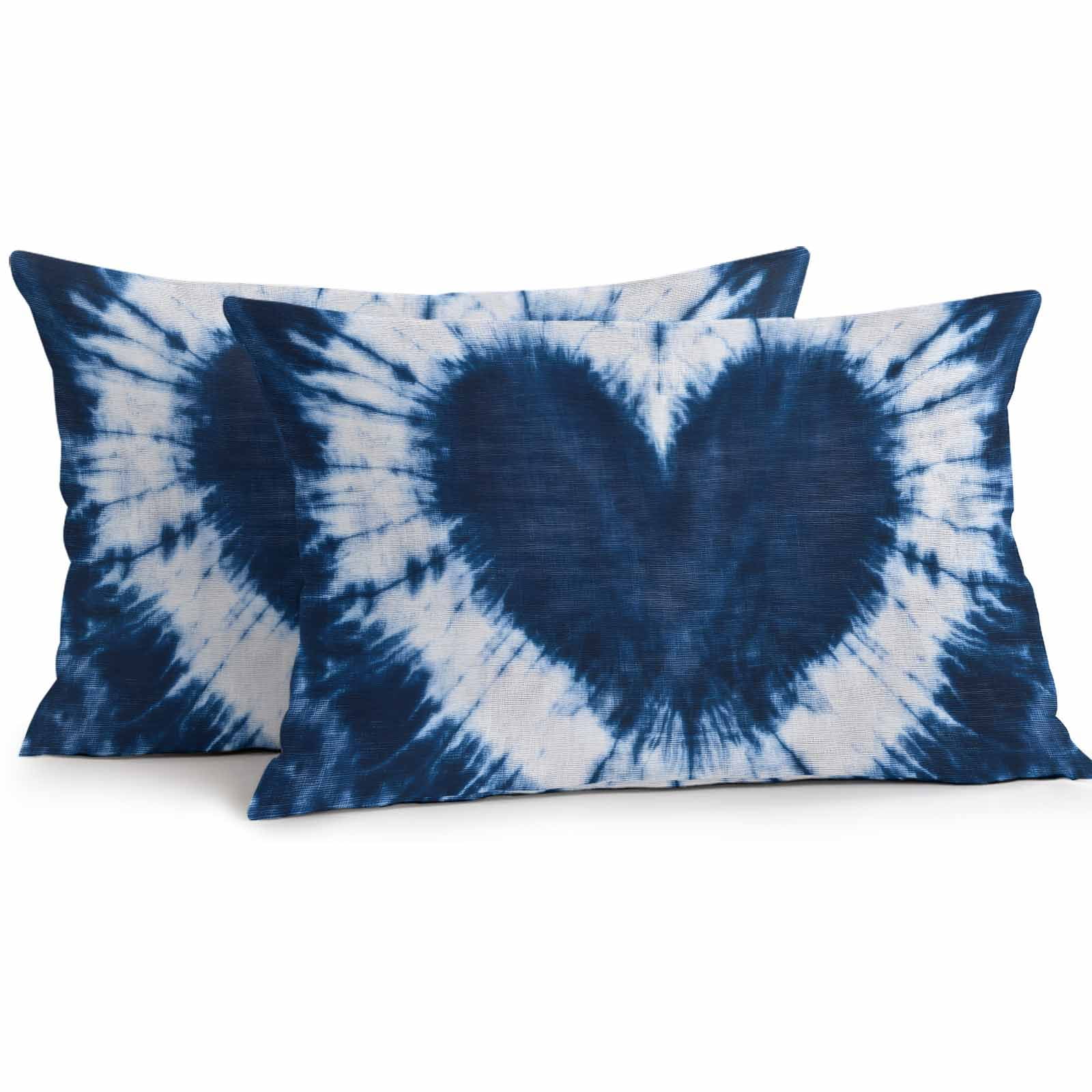Outdoor Throw Pillows Covers 12X20 Set of 2 Waterproof Retro Abstract ...