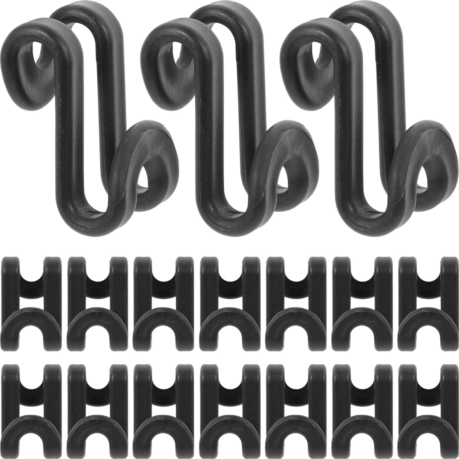 Outdoor Towel Hooks 50pcs S-Shape Clothes Hanger Connector Hooks Space ...