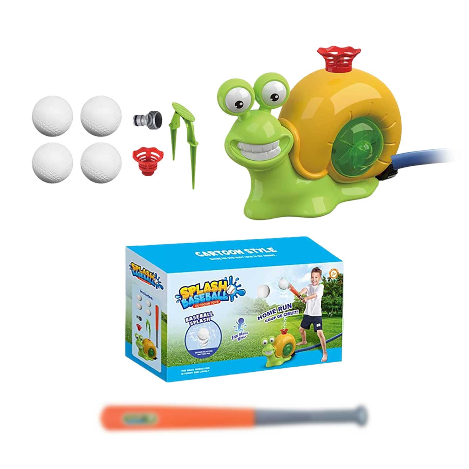 Outdoor Toys Summer Water Sprinkler Baseball Toy for Kids Garden Water ...