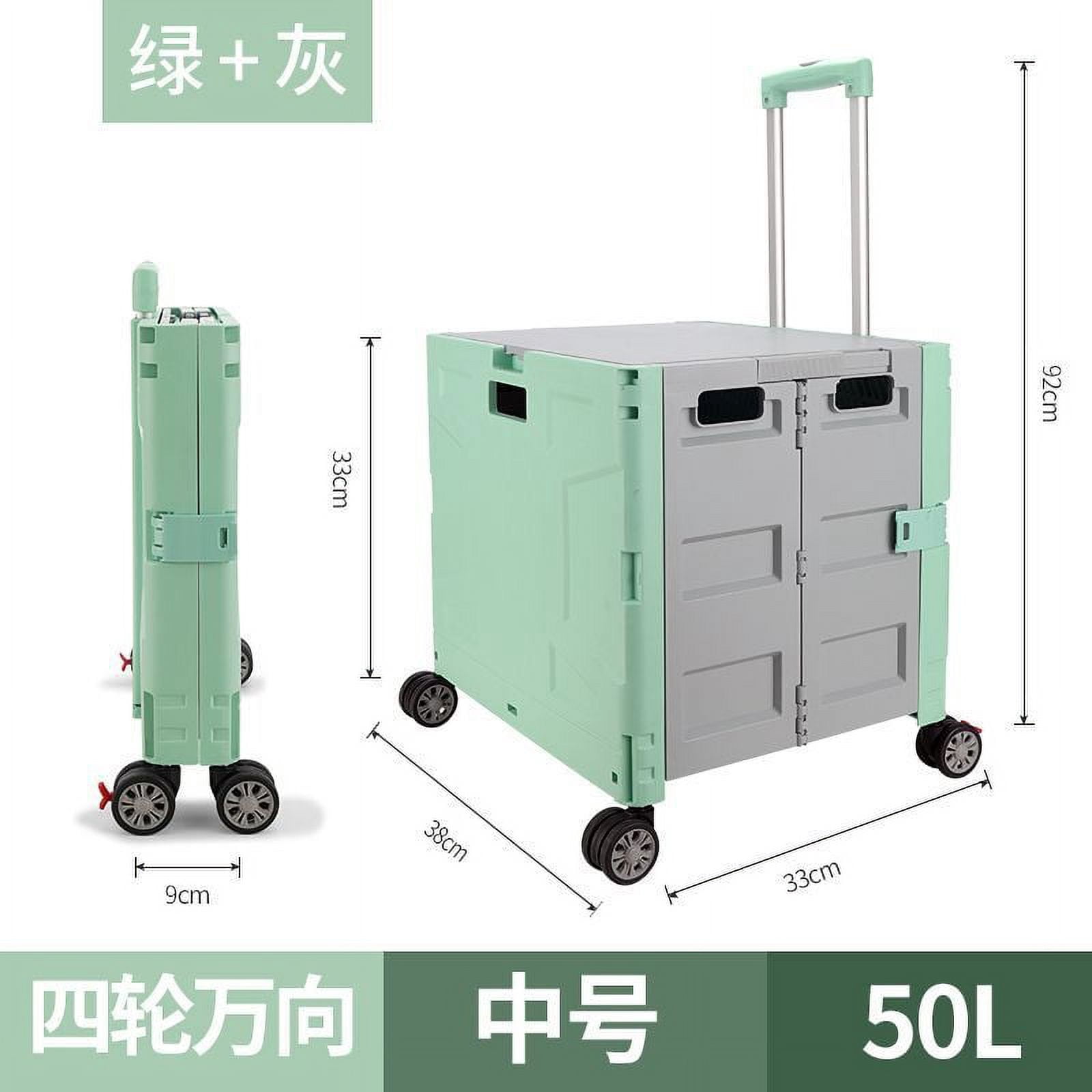 Outdoor Trailer Shopping Cart Luggage Trolley Shopping Cart Portable ...