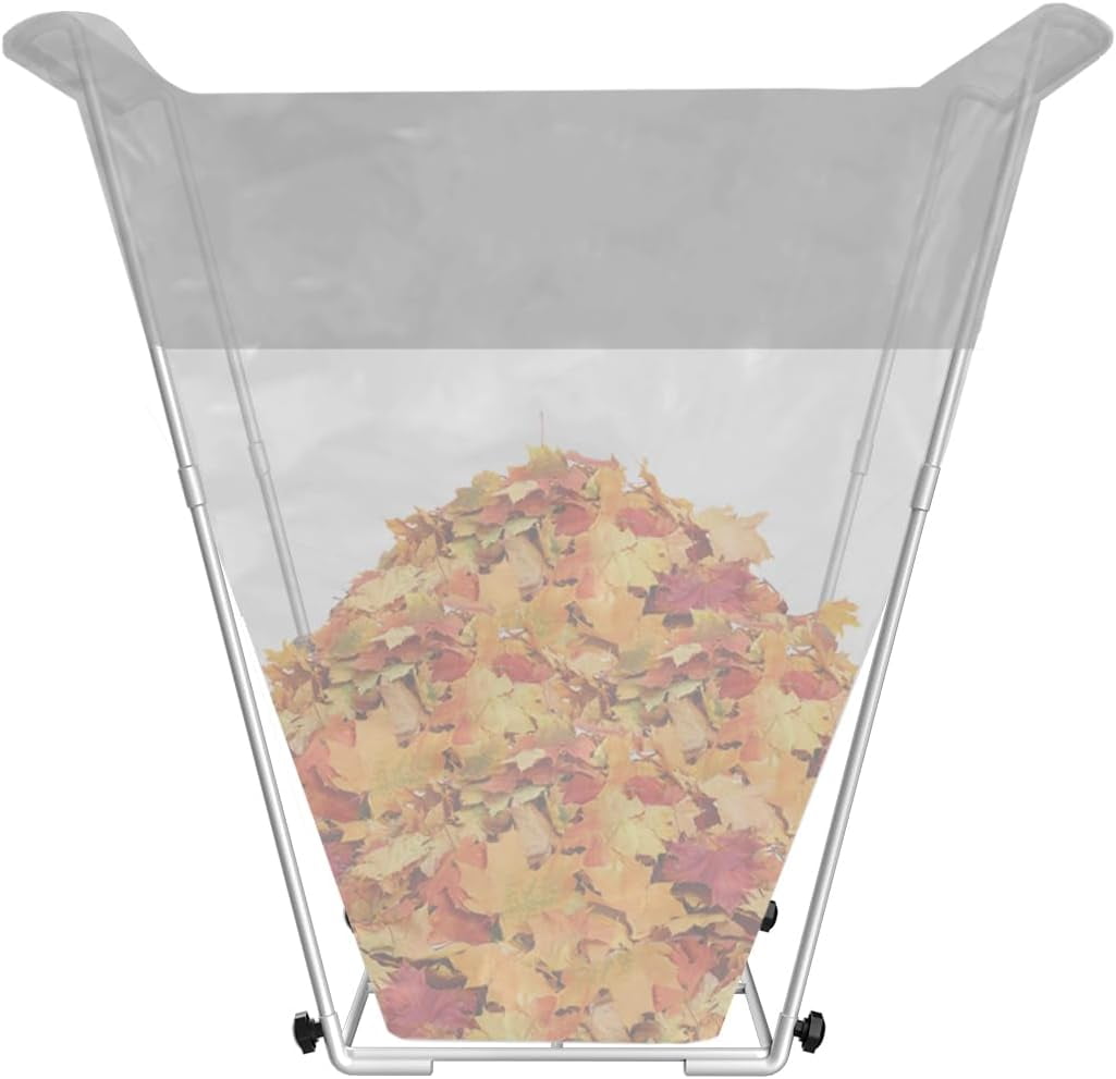 Outdoor Trash Bag Holder Stand - Heavy Duty Metal Garden Garbage Bag ...