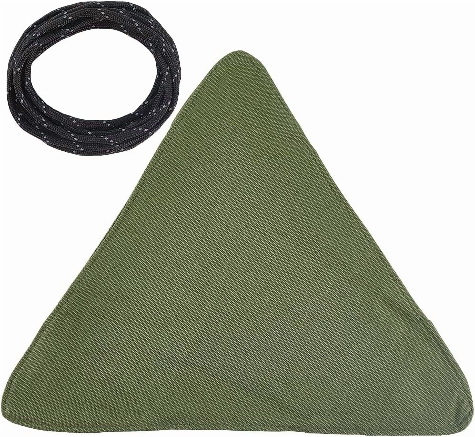 Outdoor Triangular Stool Cloth Portable Folding Fishing Chair Canvas ...