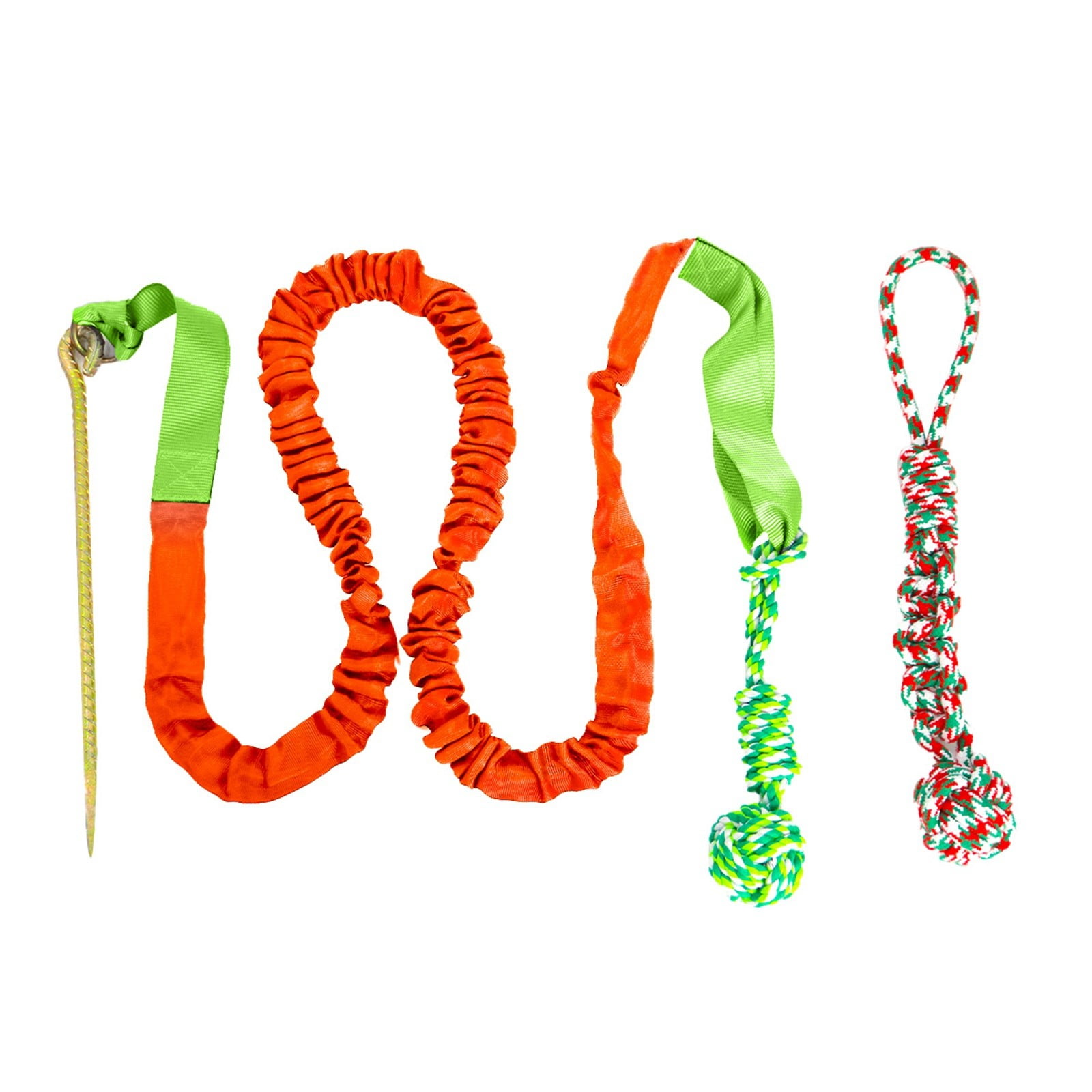 Outdoor Tug-of-War Dog Toy - Knotted Rope, Tree Bungee, for Teeth ...