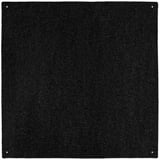 House, Home and More Outdoor Turf Rug - Black - 10' x 10' - Large Patio ...