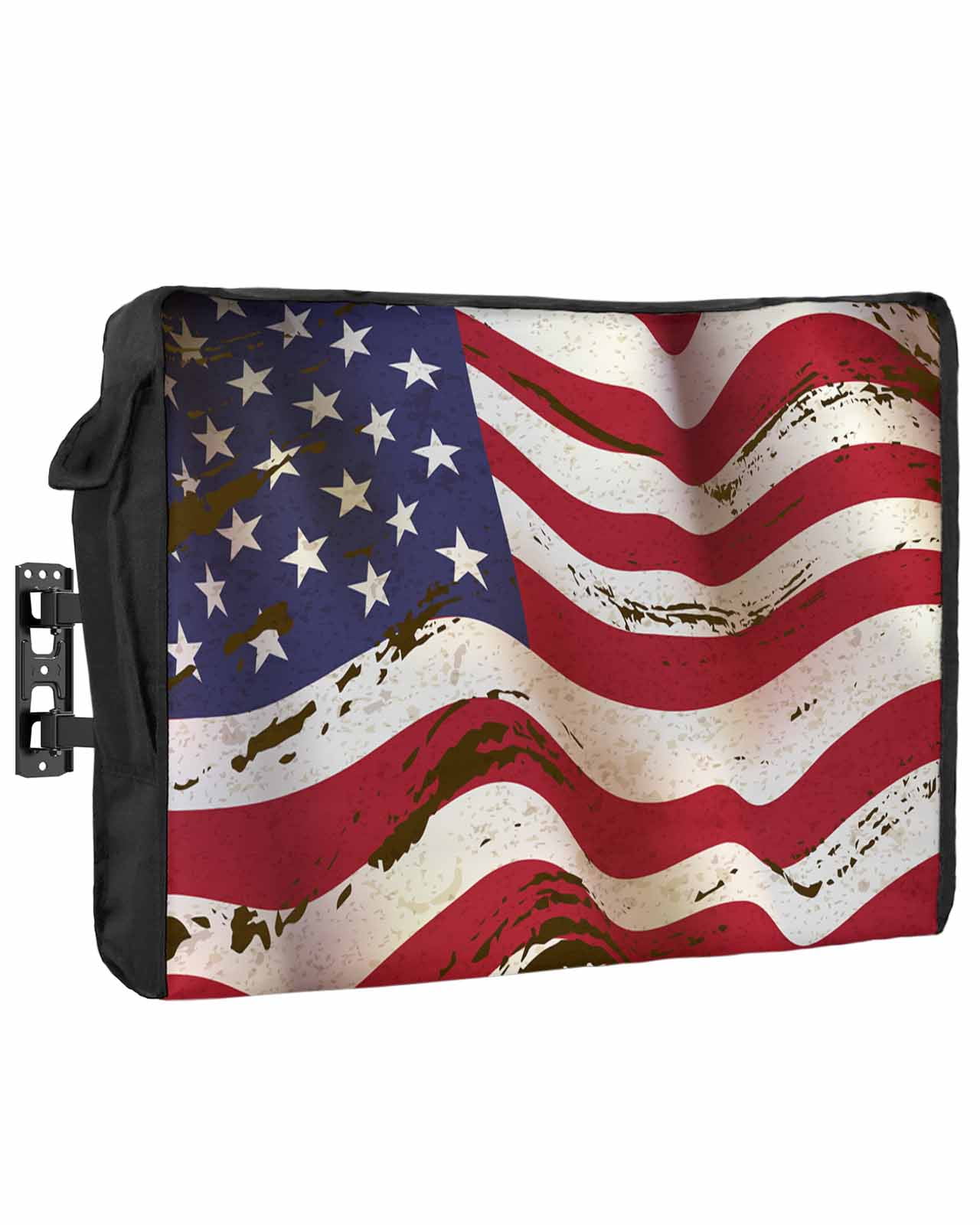 Outdoor Tv Cover 50 To 55 Inch, Independence Day American Flag Mottled ...