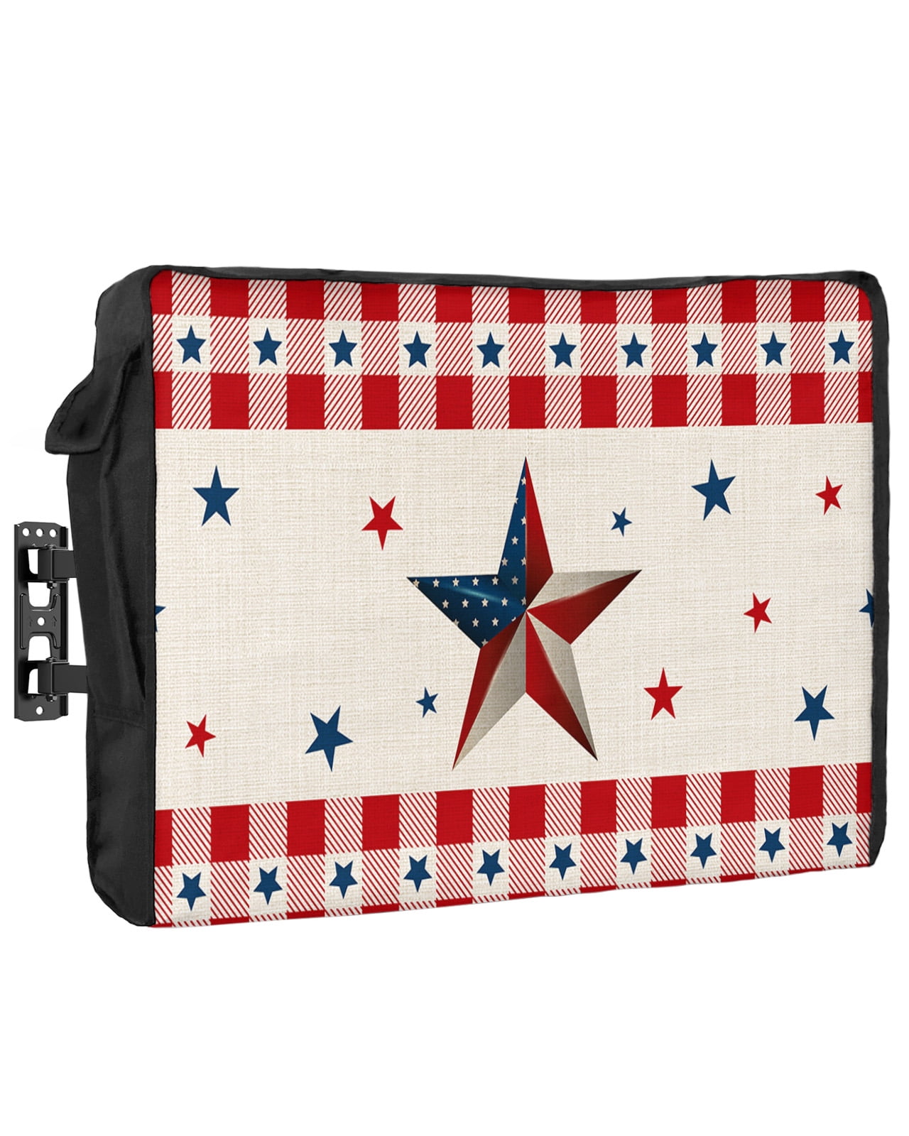 Outdoor Tv Cover 50 To 55 Inch, Independence Day USA Flag Star Red ...