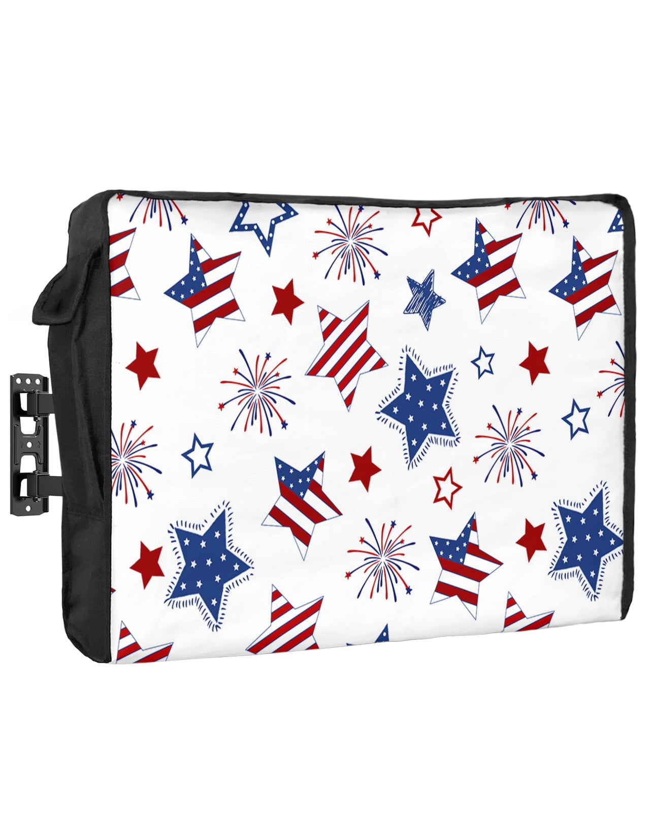 Outdoor Tv Cover 50 To 55 Inch, Independence Day Usa Flag Pentagram ...