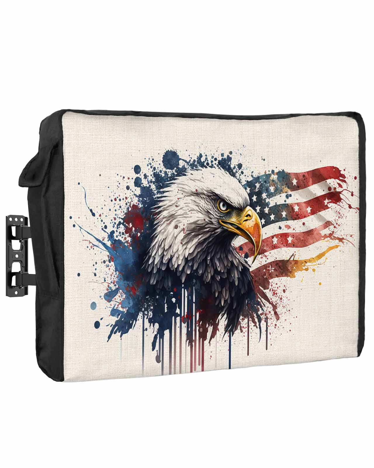 Outdoor Tv Cover 50 To 55 Inch, Independence Day Watercolor Eagle ...