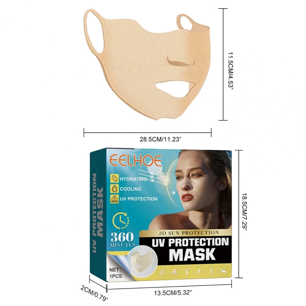 Outdoor UV Cut Eye Patch Nose Sunscreen Nose Patch Sunscreen Mask ...