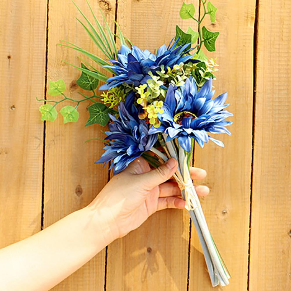 Outdoor UV Resistant Fake Foliage Greenery, Faux Plants Shrubs Plastic ...