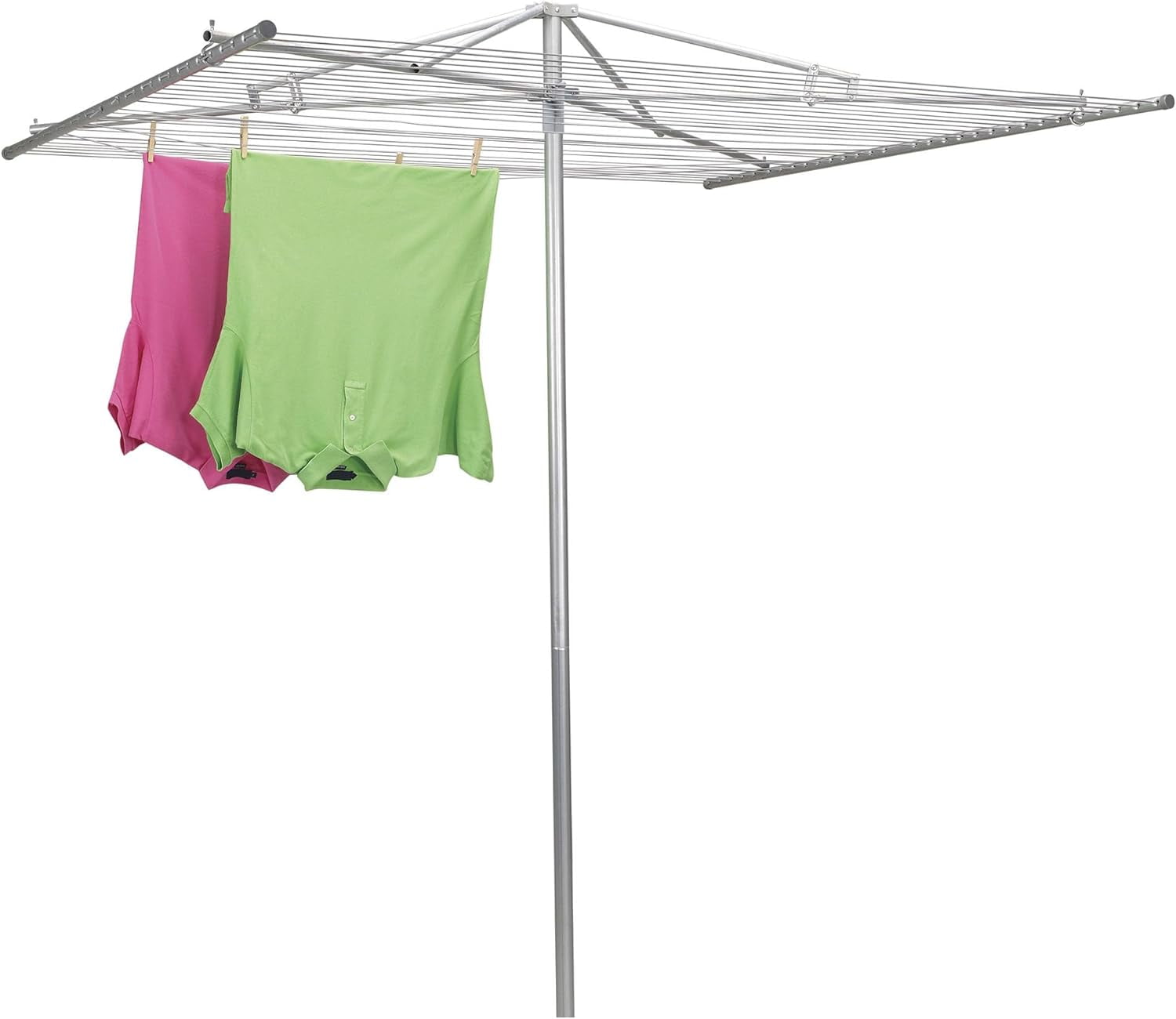 Outdoor Umbrella Drying Rack | Steel | 30-Lines with 182 ft ...
