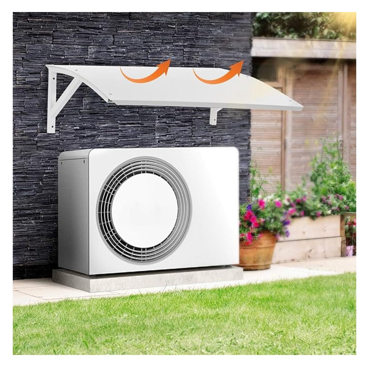 Outdoor Unit Snow Rain Protection Air Conditioner Covers, Air ...