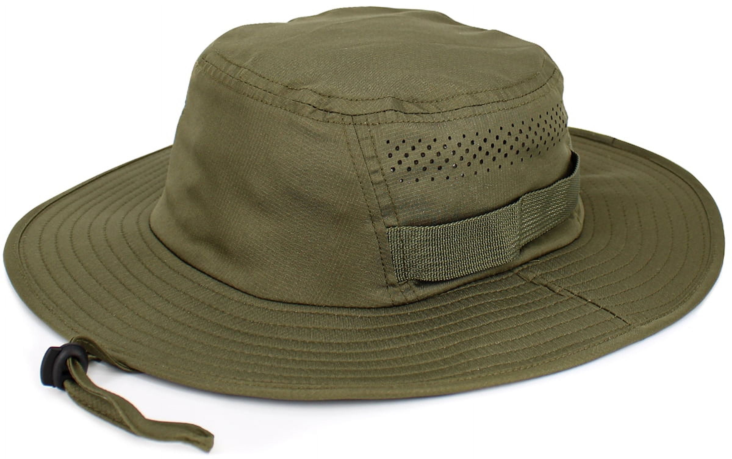 Outdoor Utility Boonie Bucket Hat Cap Fishing River Lake Summer ...