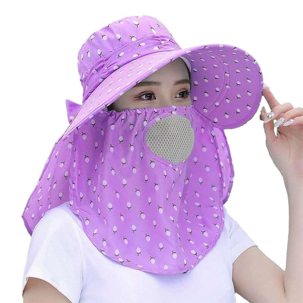 Outdoor Uv Protection S Hat Ne Face Flap Wide Brim For Cycling Hiking ...