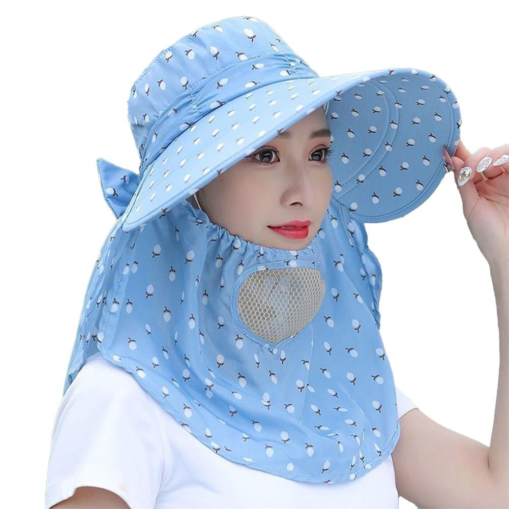 Outdoor Uv Protection Sun Hat Neck Face Flap Wide Brim Z2A3[ For ...