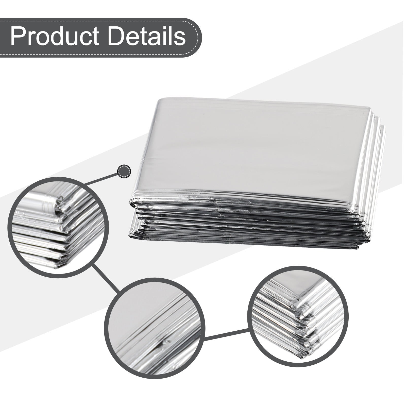 Outdoor Versatile Reflective Film Silver Blanket Mylar Film Covering ...