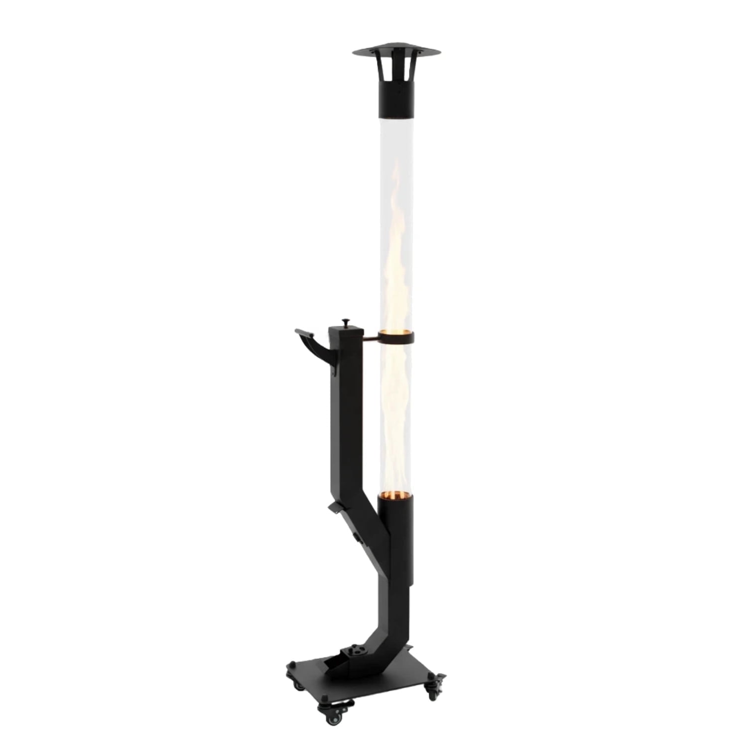 Onail Outdoor Fire Tower with Wheels & Lockable Casters, 61" Tall ...