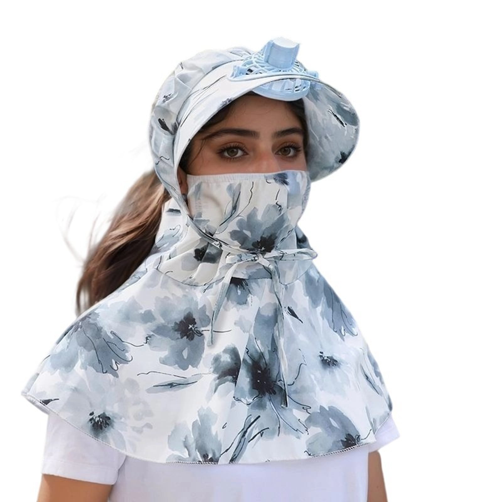 Outdoor Visor Hat with Solar Fan, Fan Visor Hat for Woman, Solar ...