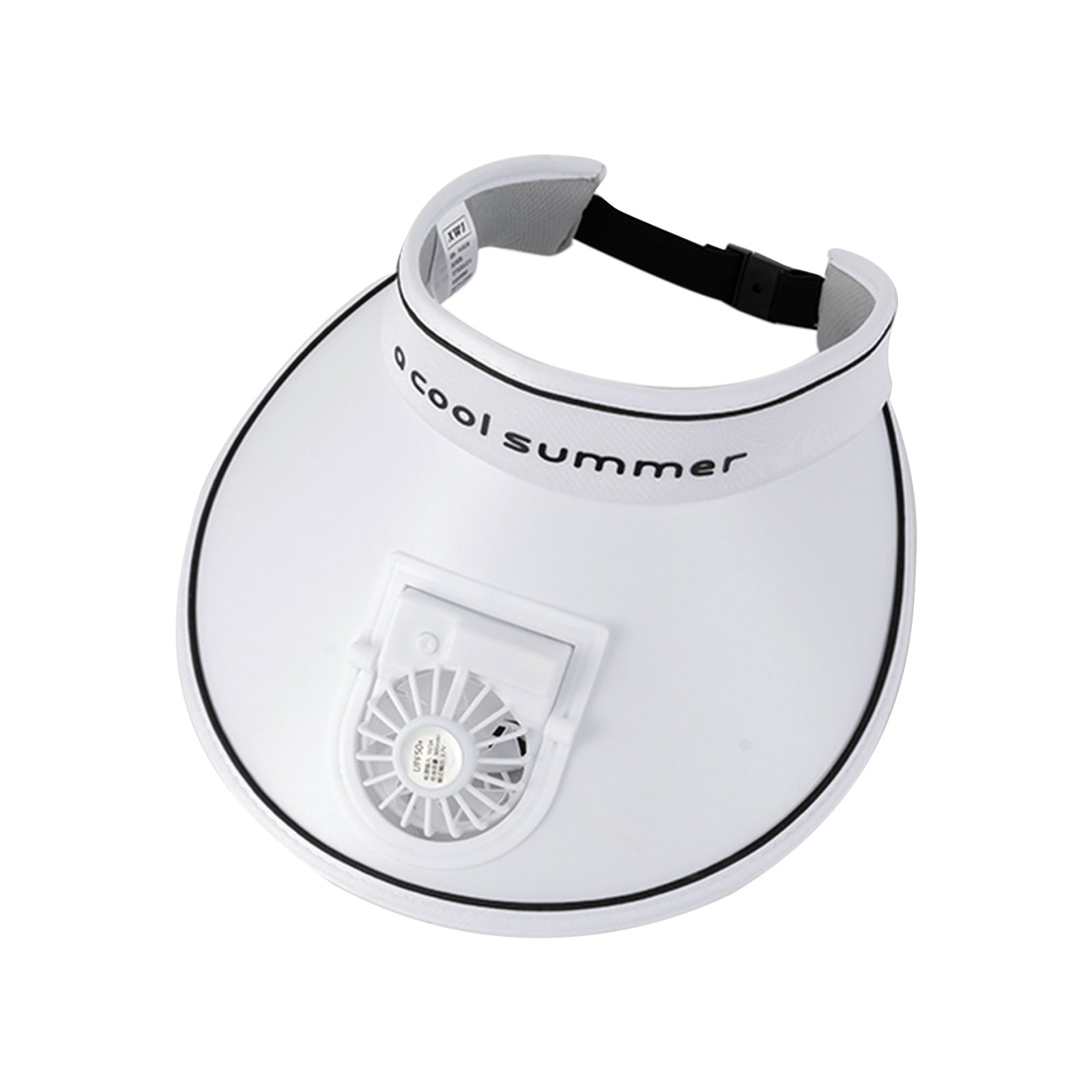 Outdoor Visor Hat with Solar Fan, Fan Visor Hat for Woman, Solar ...