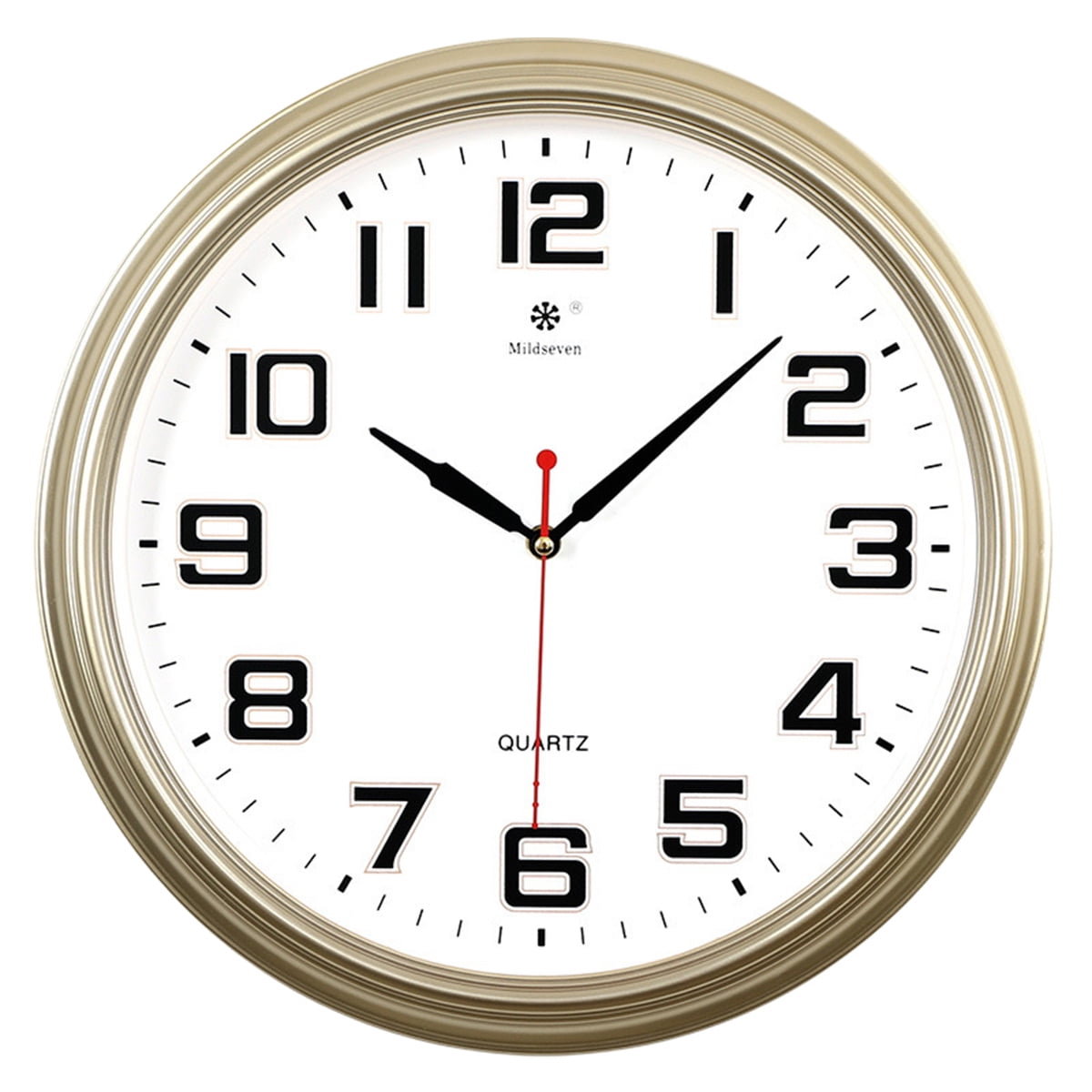 Outdoor Wall Clock, Plastic Waterproof Wall Clock With Temperature ...