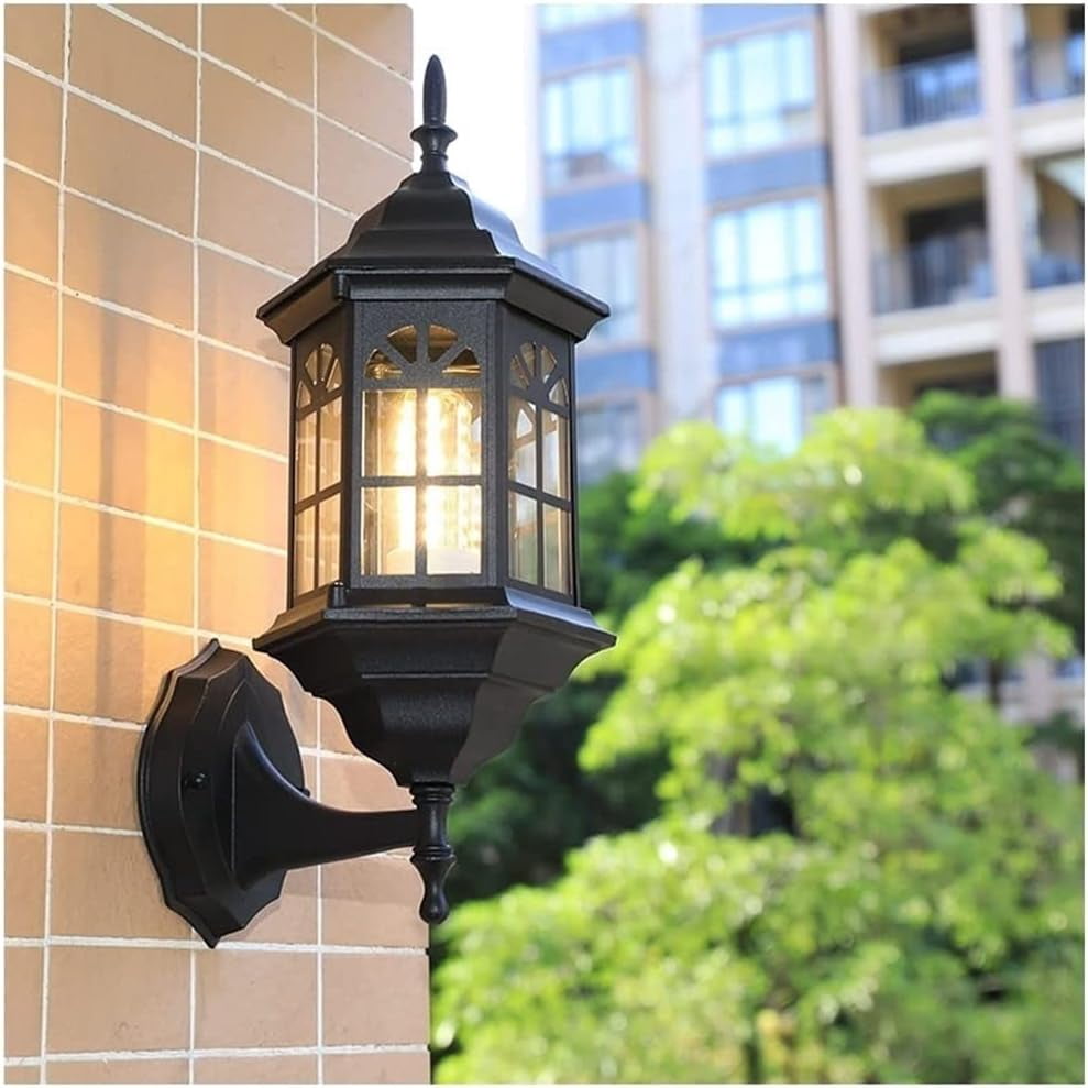 Outdoor Wall Lamp Exterior Waterproof Porch Wall Lights Farmhouse Wall ...