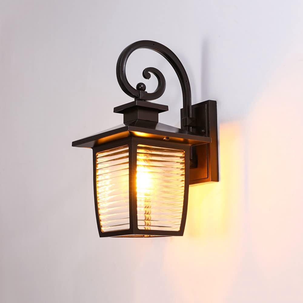 Outdoor Wall Light Fixture Exterior Wall Sconce, Anti-Rust Waterproof ...