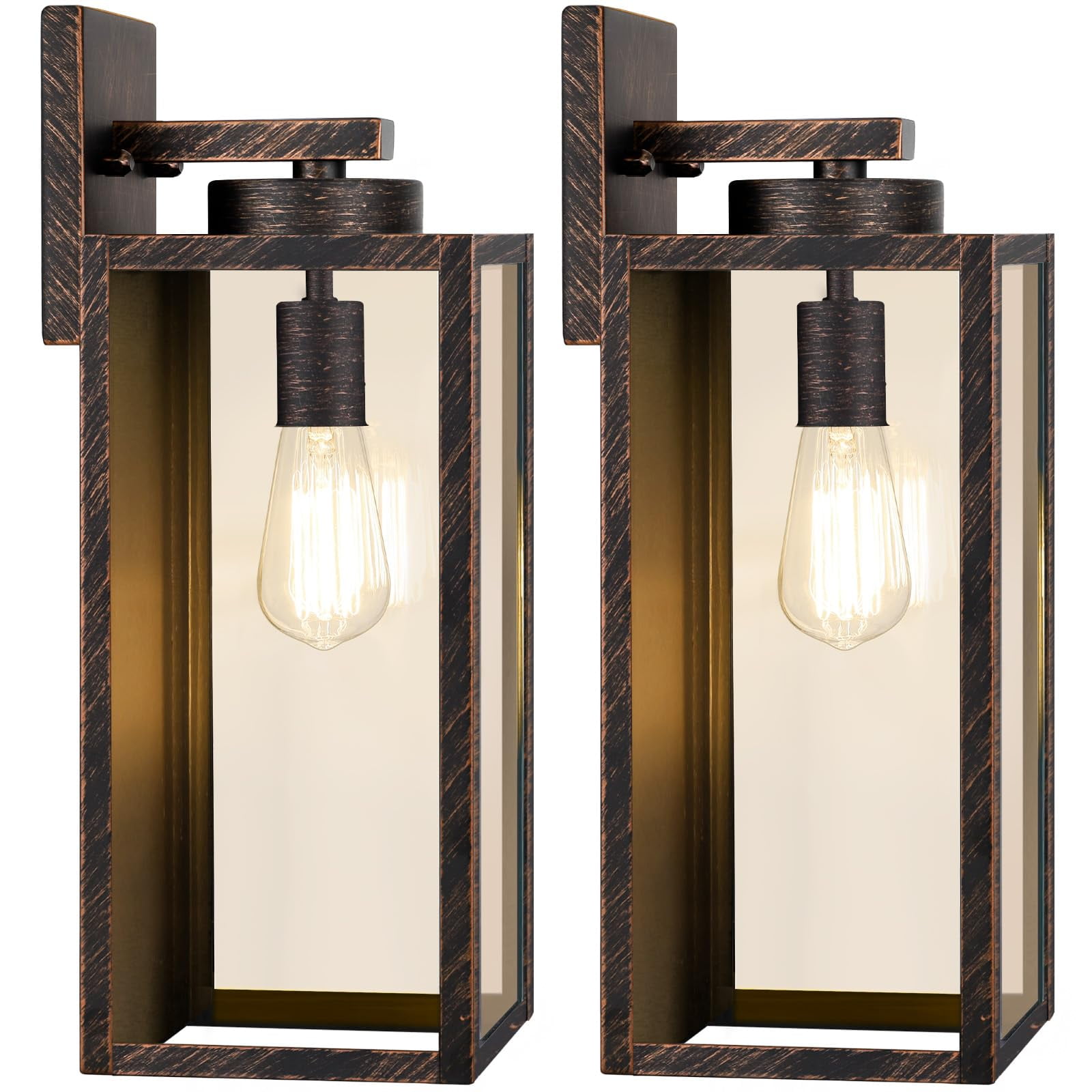 Outdoor Wall Light Fixtures, Exterior Waterproof Lanterns, Porch ...