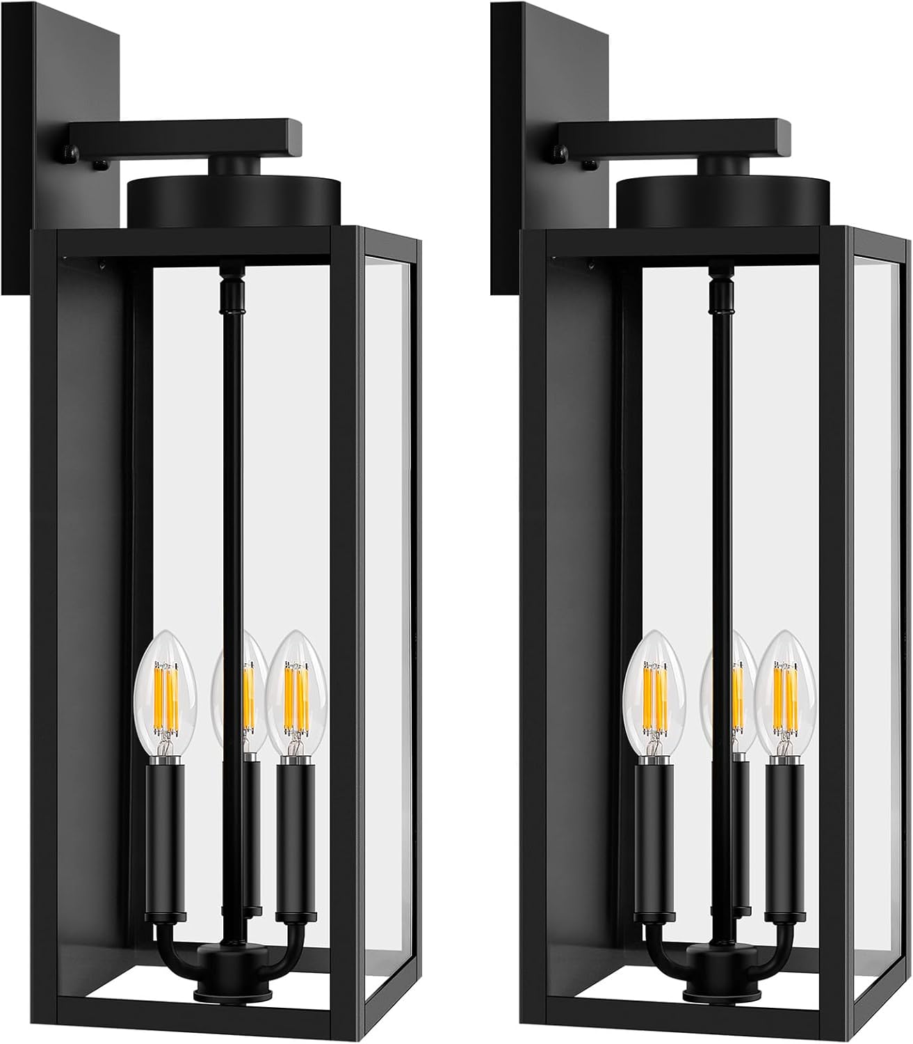 Outdoor Wall Light Fixtures, Exterior Waterproof Lanterns, Porch ...