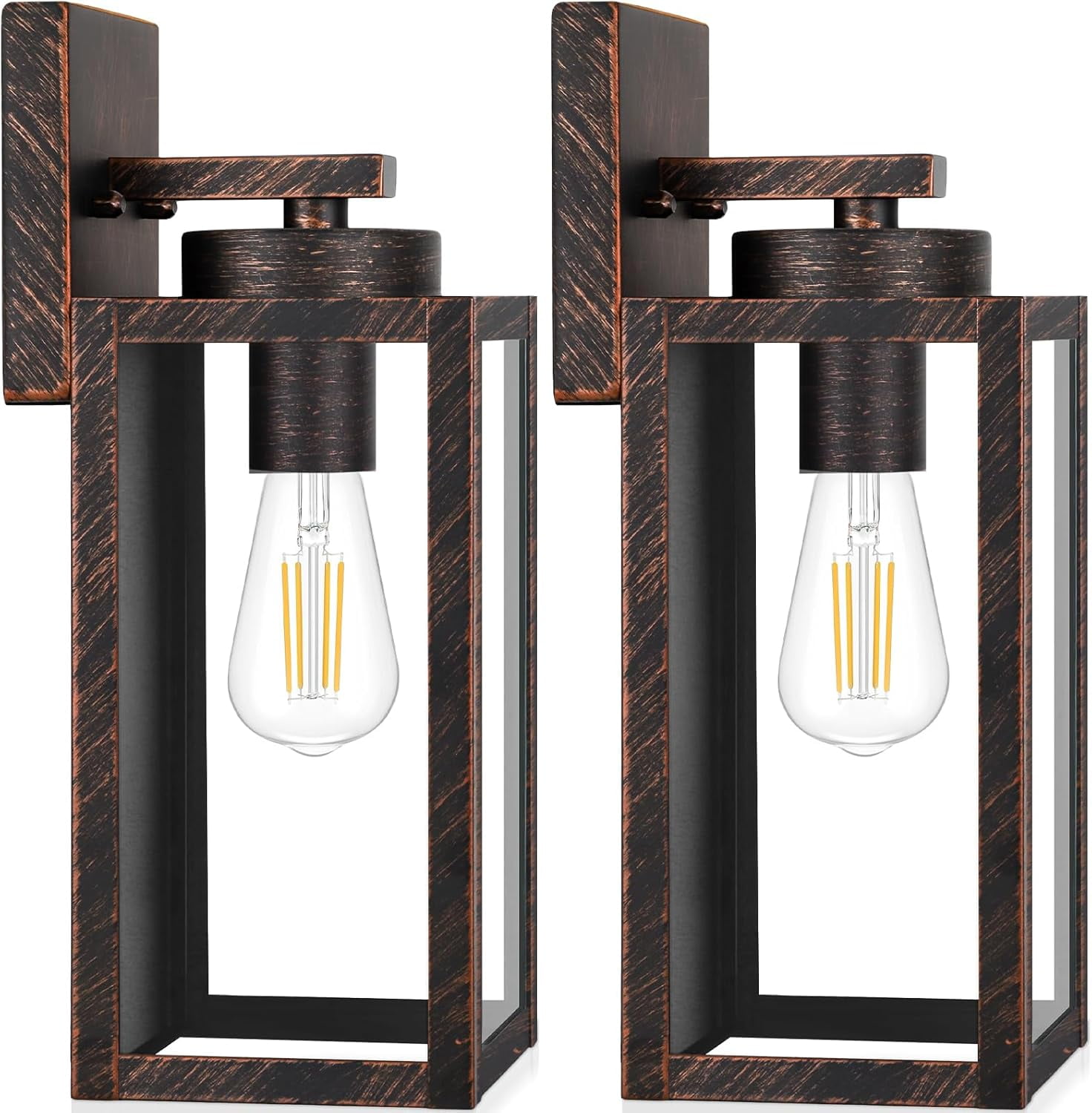 Outdoor Wall Light Fixtures, Exterior Waterproof Lanterns, Porch ...