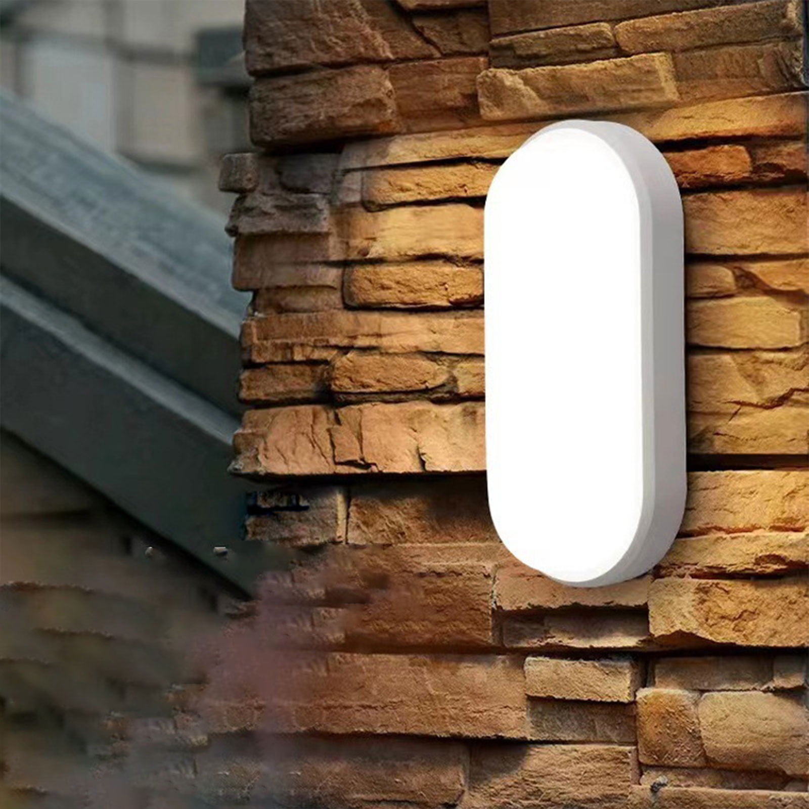 Outdoor Wall Light LED Damp-Proof Fixture | Black PC Housing | 22W Warm ...