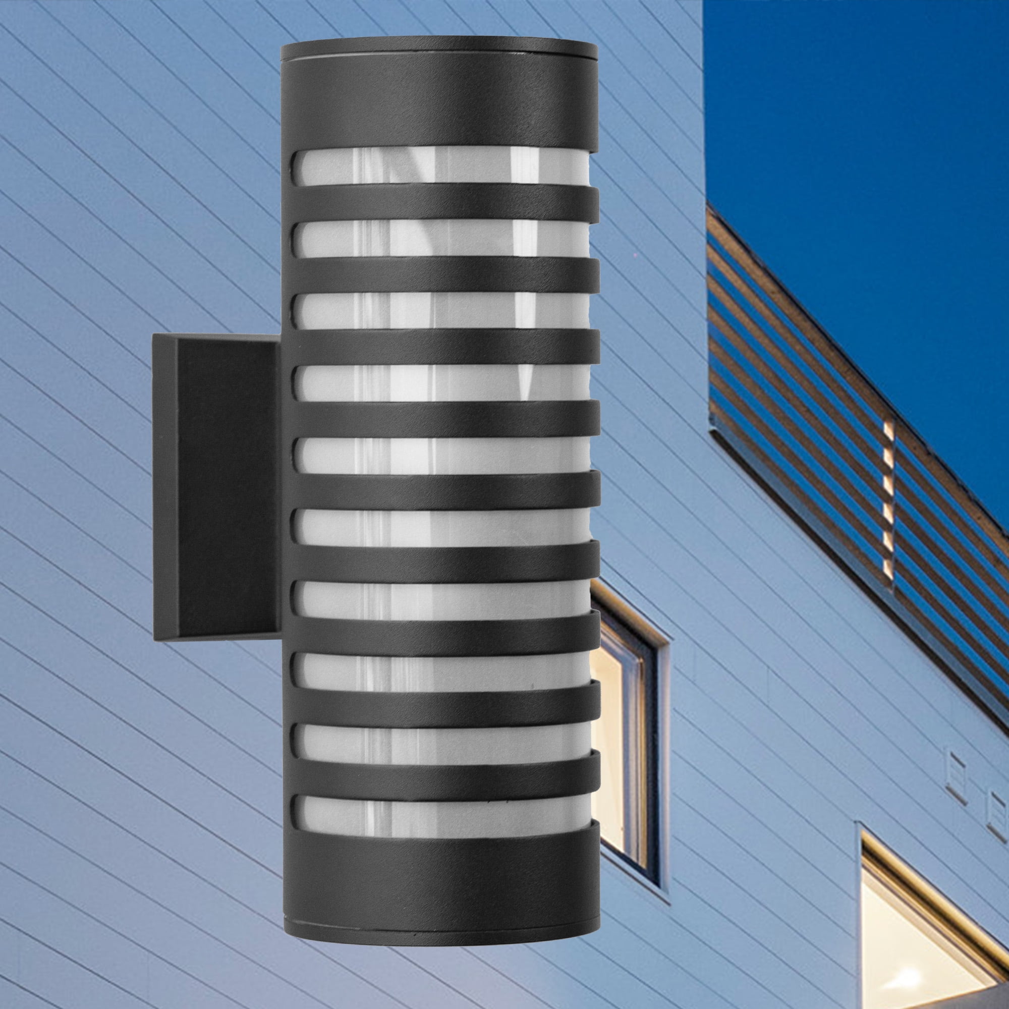 Weatherproof Outdoor LED Wall Light, Modern Sconce, Wall-Mounted Garden ...