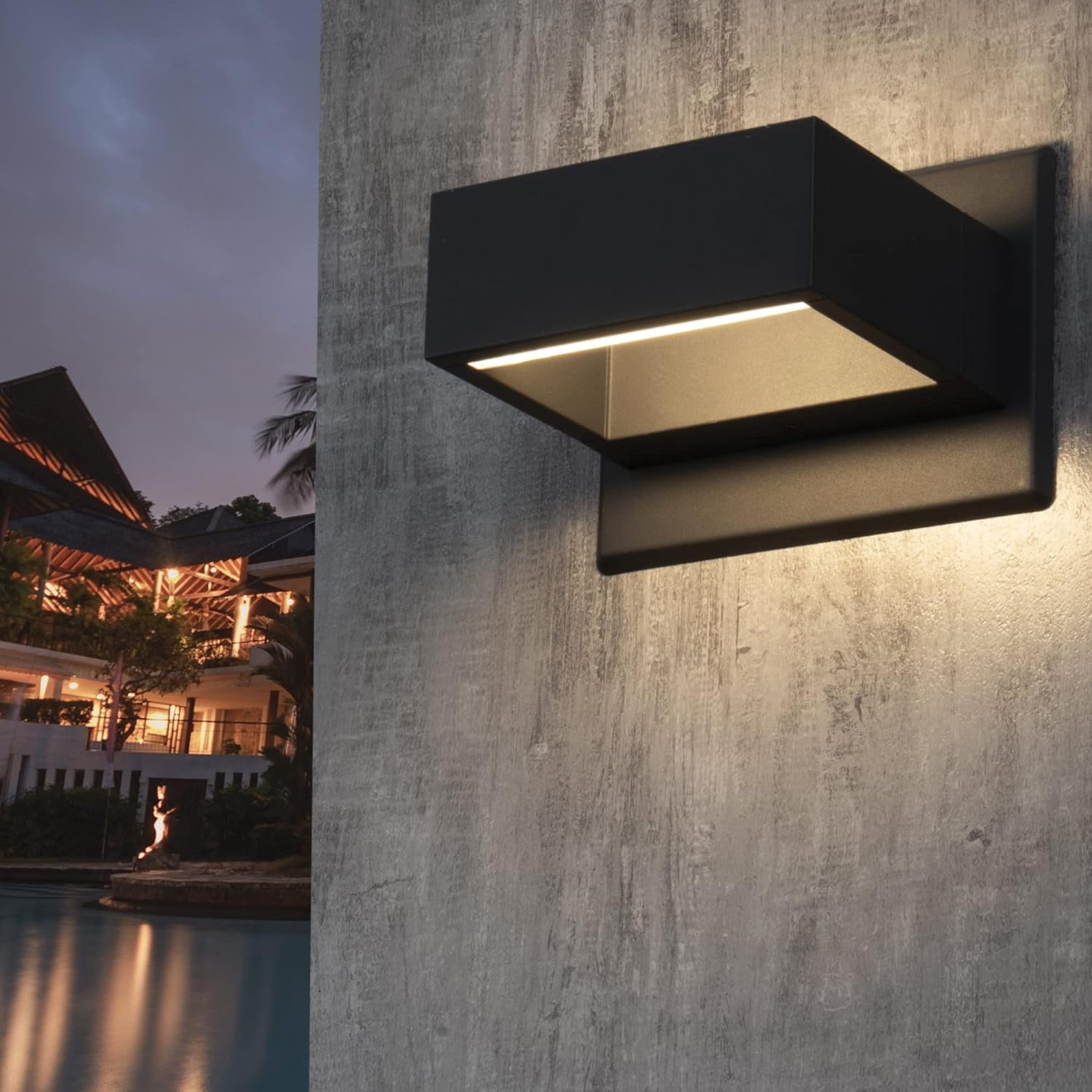 Outdoor Wall Light LED Wall Lamp Modern Wall Sconce Lighting Lantern ...
