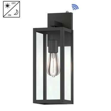 Matte Black Outdoor Wall Lights Outdoor Lighting Fixtures with Dusk to ...