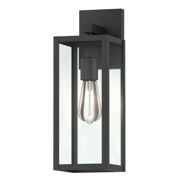 Matte Black Outdoor Wall Light Fixture for House, Porch, Hallway ...