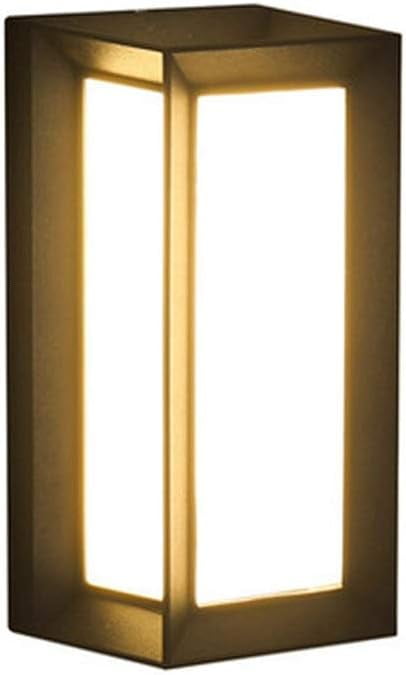 Outdoor Wall Light Modern Garden Wall Lantern, 18W LED Waterproof Wall ...