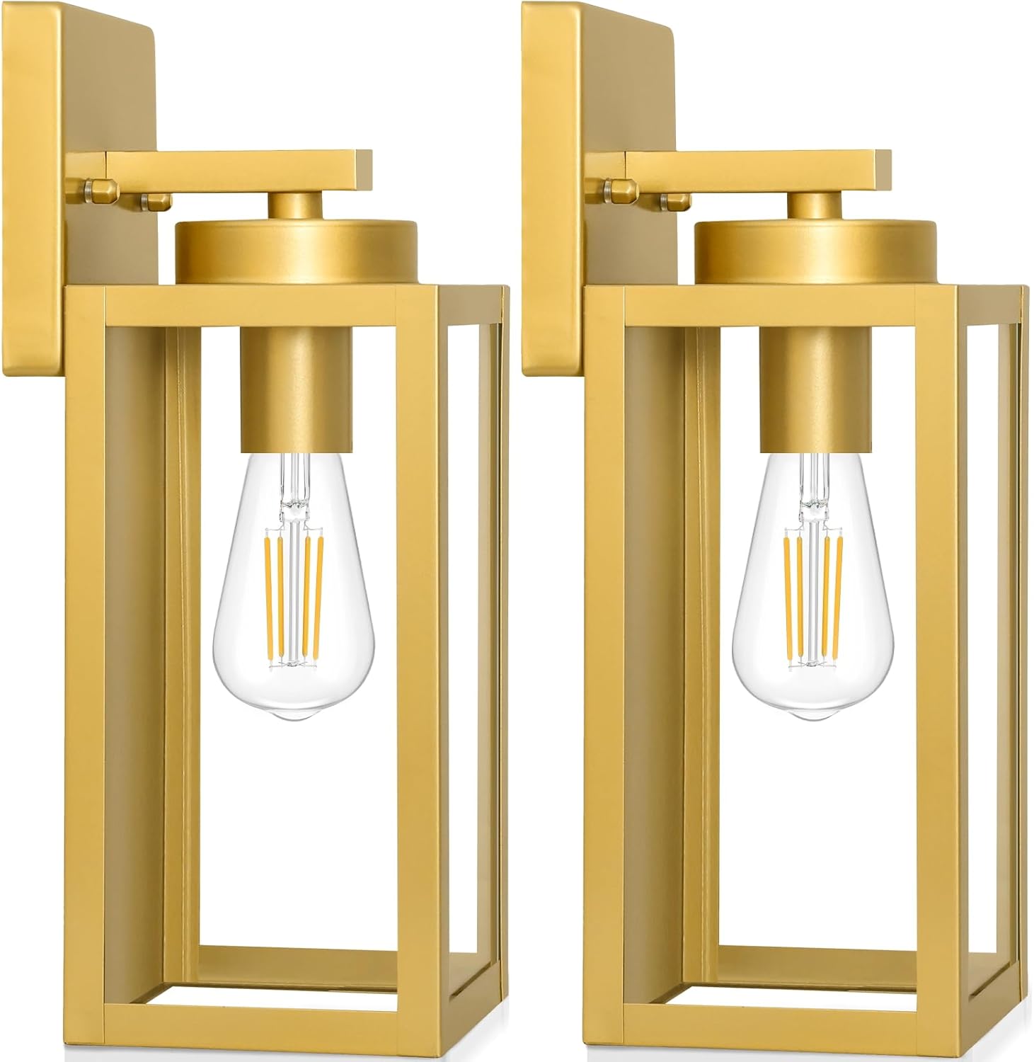 Outdoor Wall Light, Outdoor Waterproof Lantern, Porch Wall Light with ...