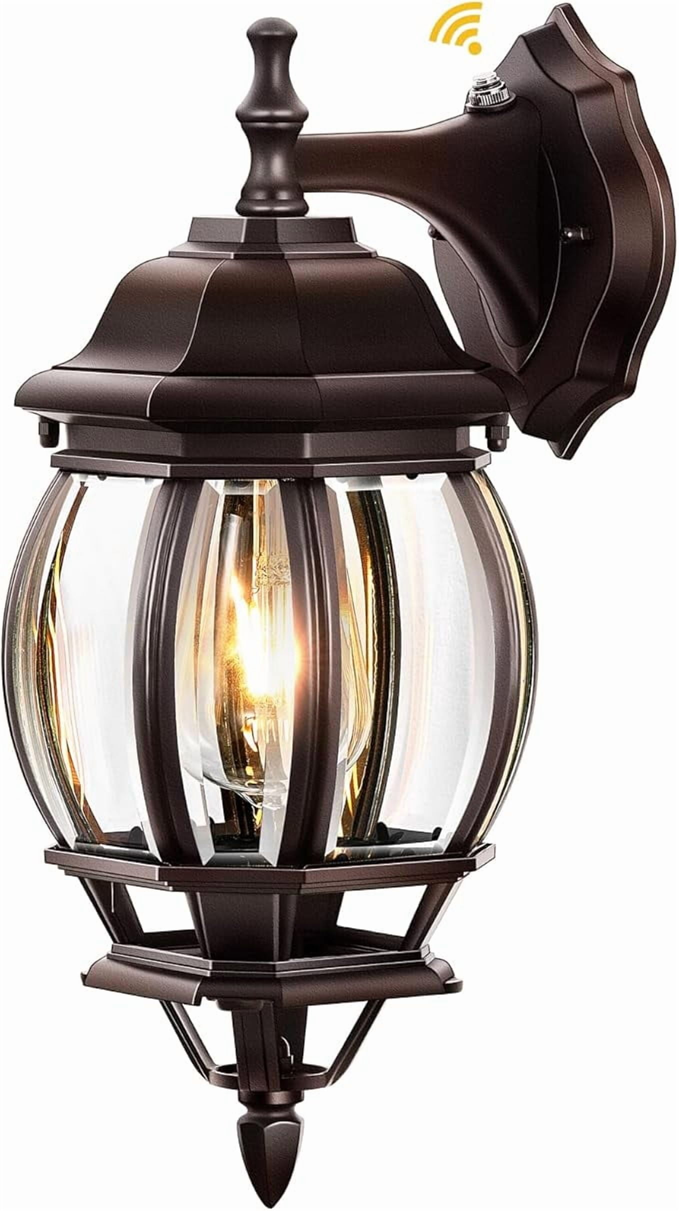 Outdoor Wall Lights, Dusk to Dawn Outdoor Garage Light Wall Mount ...