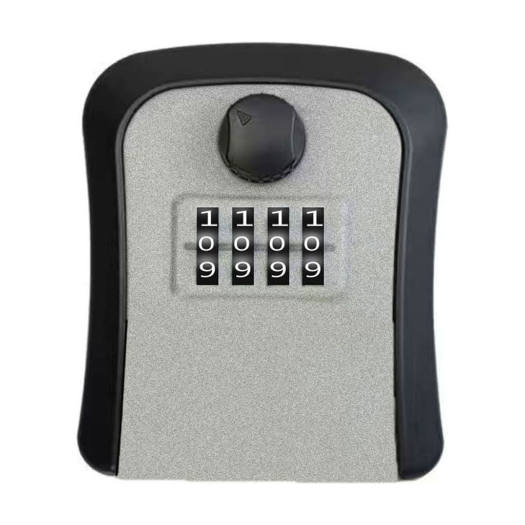 Outdoor Wall Mounted Key Safe Weatherproof Key Lock Box 4-Digit ...