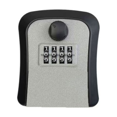 Key Lock Box Keys Storage Lock Box with 4 Digits Combination Resettable ...