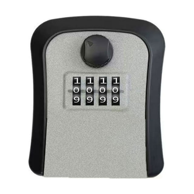 Outdoor Wall Mounted Key Safe Weatherproof Key Lock Box 4-Digit ...