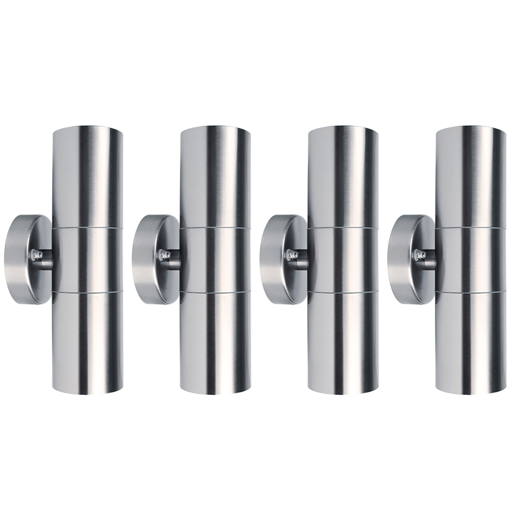 Outdoor Wall Sconce Porch Light 4-Pack Stainless Steel Exterior Wall ...