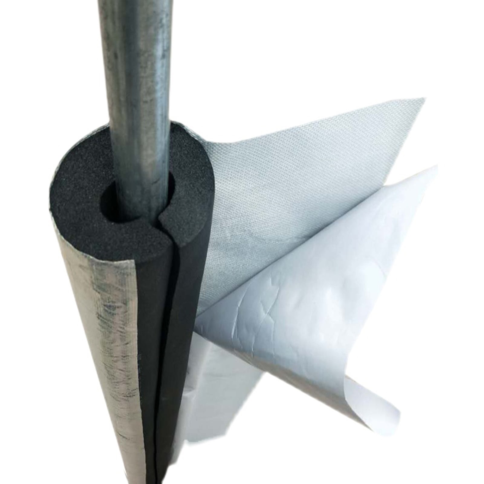 Outdoor Water Pipe Insulation Foam Tube, Self-Adhesive Insulation Foam ...