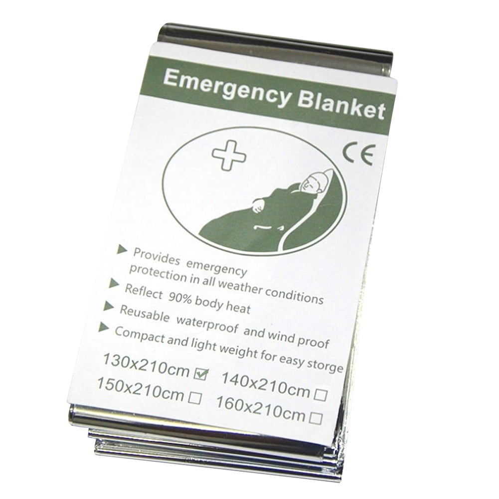 Outdoor Water Proof Emergency Rescue Blanket Foil Curtain (130x210cm ...