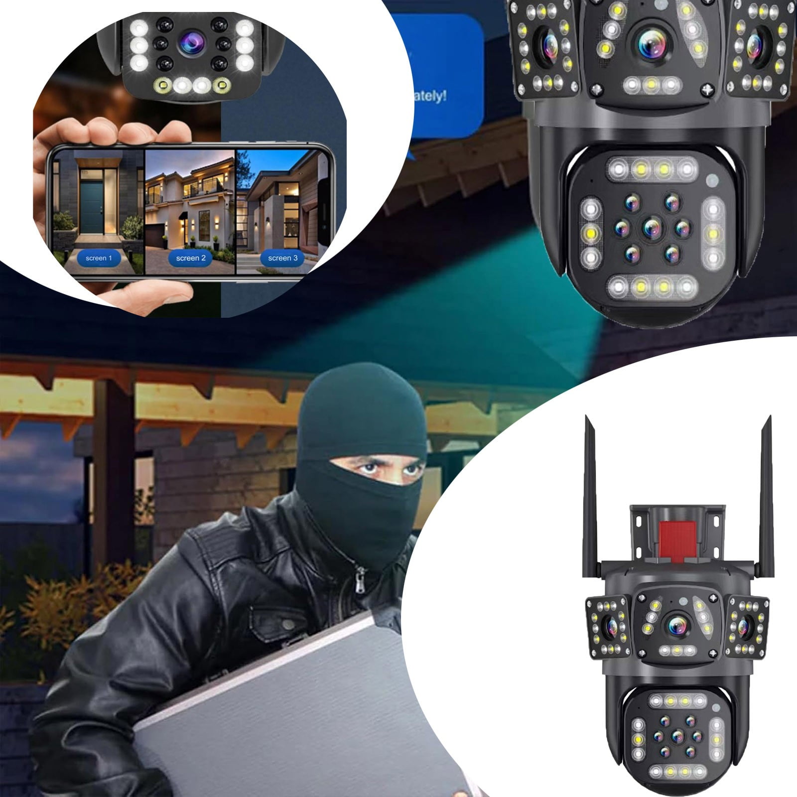 Outdoor Water Proof Wireless WiFi H D S Ecurity Camera Outdoor Water ...
