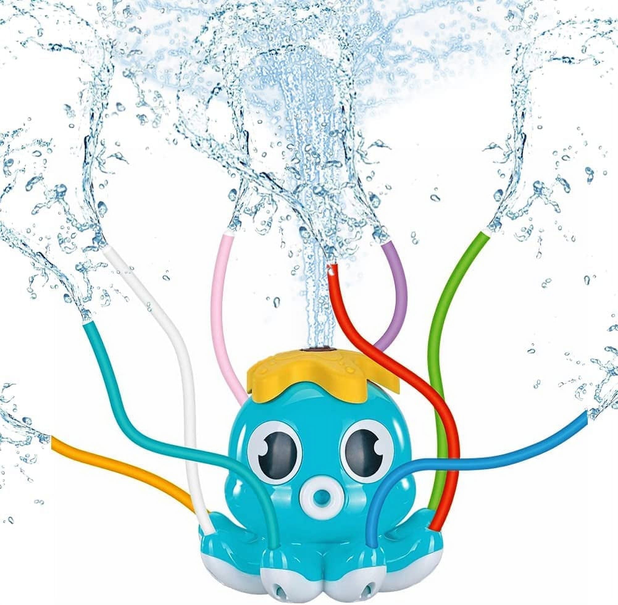 LTONLINE Outdoor Water Sprinkler for Kids and Toddlers, Octopus Spray ...