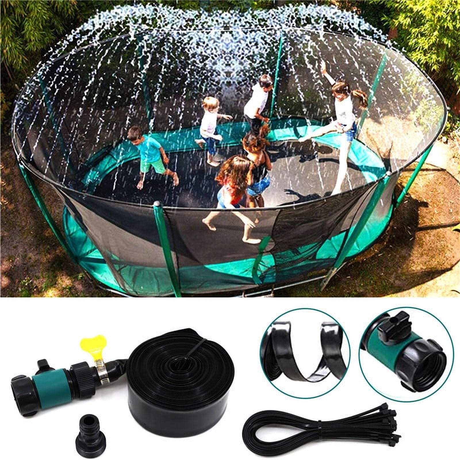 Outdoor Waterpark Hose Water Sprayer, Trampoline Sprinklers Garden ...