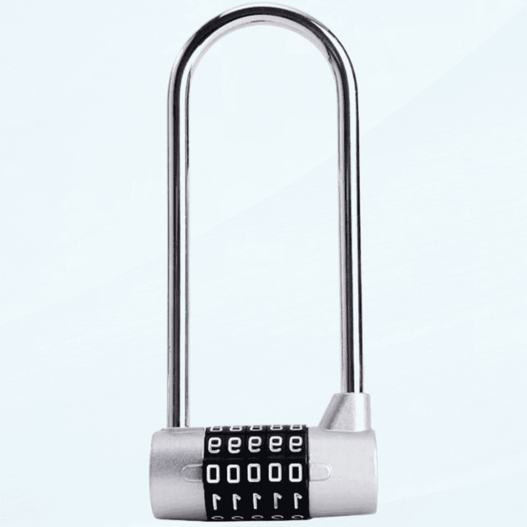 Outdoor Waterproof 5-Digit Combination Lock Long Shackle resettable ...