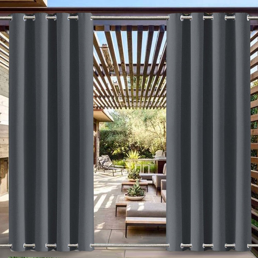 Outdoor Waterproof Curtains, Grommet at Top and Bottom Thermal ...