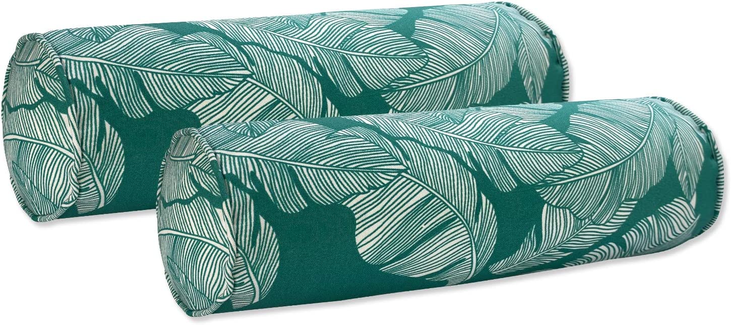 Outdoor Waterproof Decorative Bolster Pillows with Inserts for Patio ...