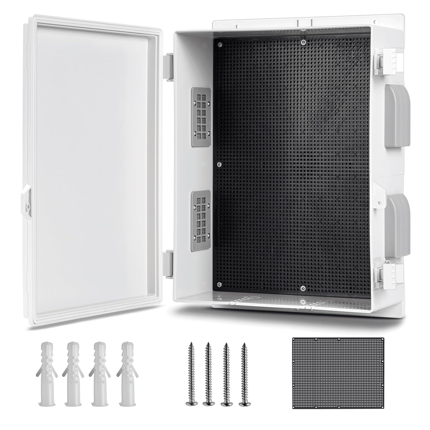 Outdoor Waterproof Elecical Junction Box, ABS Water Resistant Enclosure ...